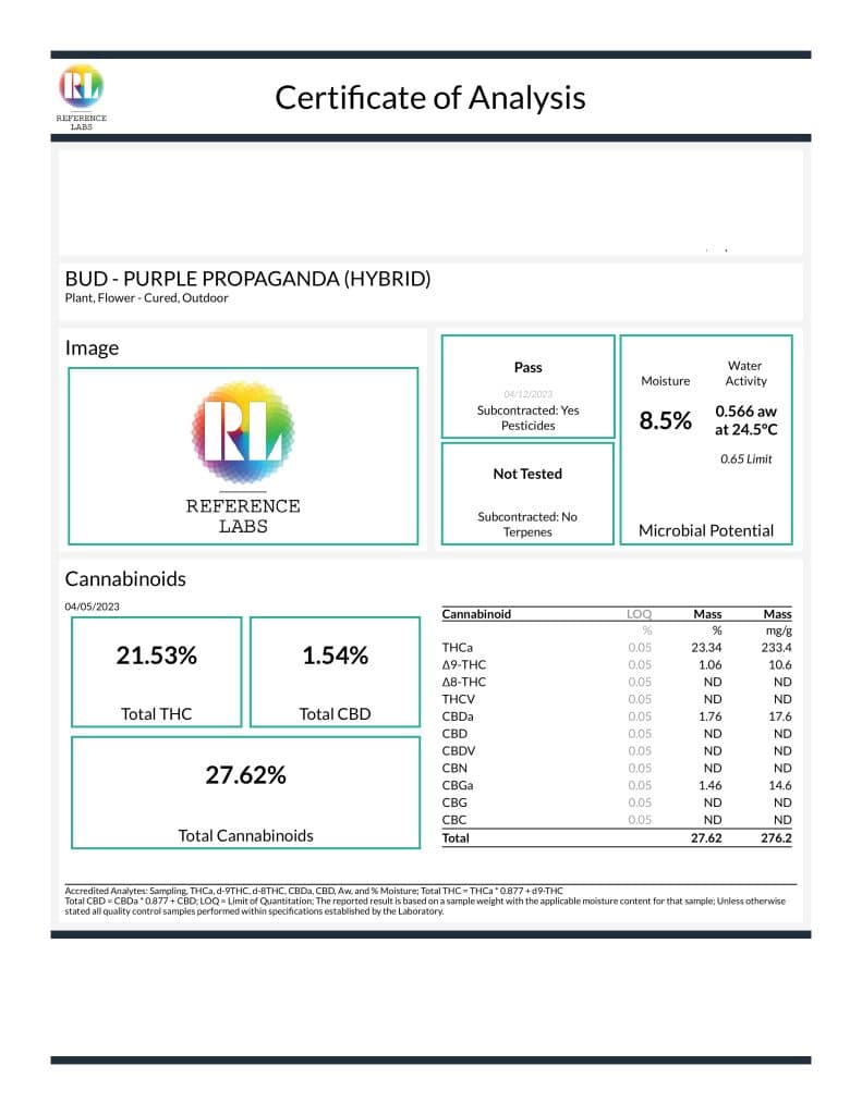 Purple Propaghanda – Pura Seed of Oregon